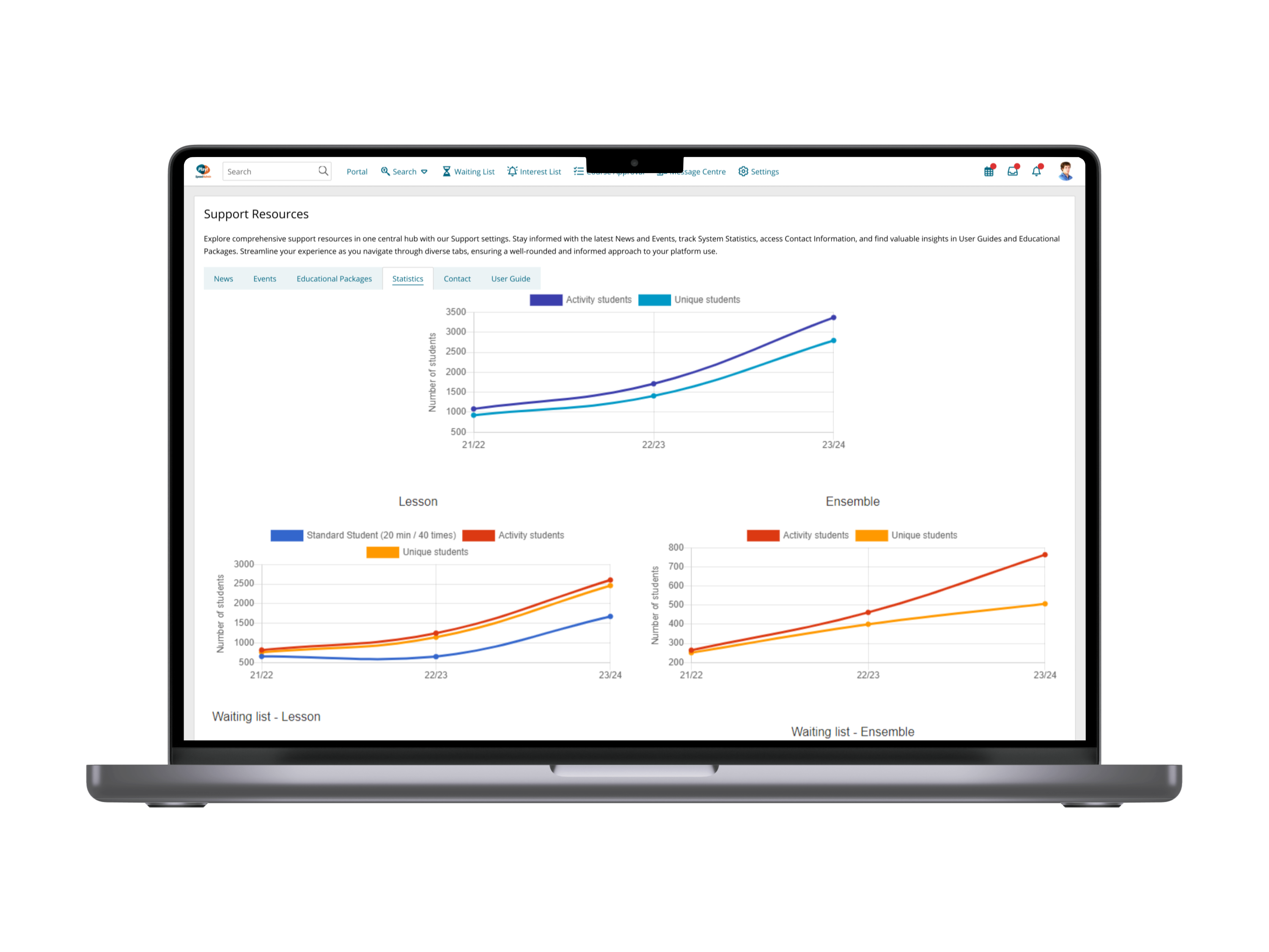 Music Service Management Software | SpeedAdmin